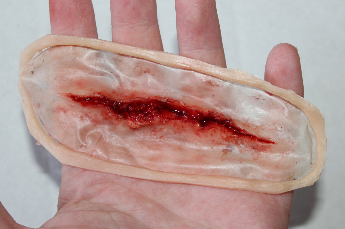 Small Linear Gash Prosthetic – ForensicFX Studios